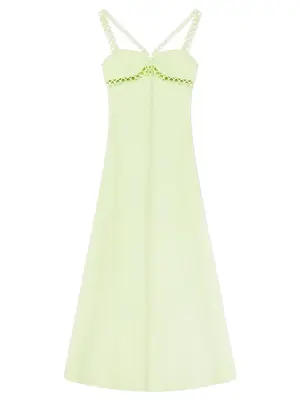 Simkhai Sevilla Sleeveless Midi Dress - Green