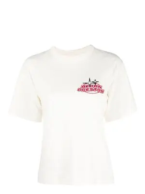 Heron Preston Logo-embroidered Short-sleeved T-shirt - White