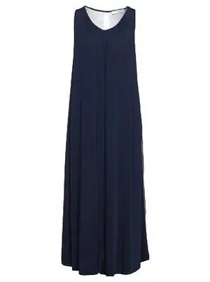 CAFÈNOIR CAFèNOIR Midi Flared Dress Blue