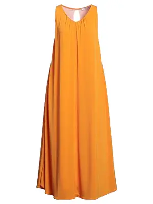 CAFÈNOIR CAFèNOIR Midi Flared Dress Mandarin