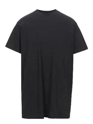 B-USED Man T-shirt Black Size S Cotton