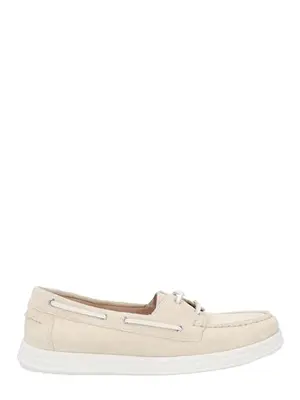 Geox Leather Loafers Beige