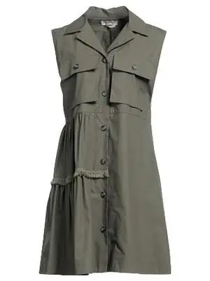 ANNA MOLINARI ANNA MOLINARI Mini Shirt Dress Green