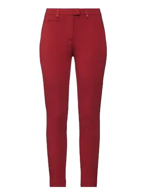 DONDUP Tapered Slim-fit Cropped Pants - Red