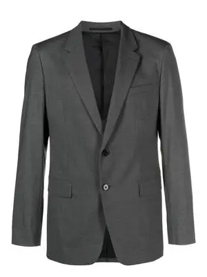 Theory Single-breasted Tailored Blazer - Grey