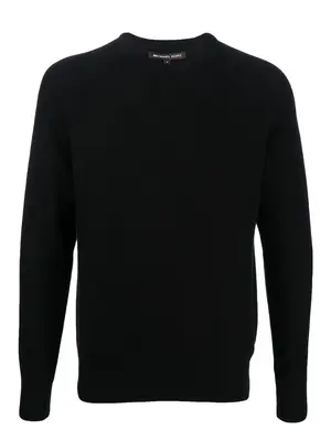 Michael Kors Bird's Eye Crew-neck Jumper - Black