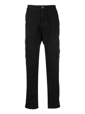 Stone Island Side Cargo-pocket Trousers - Black