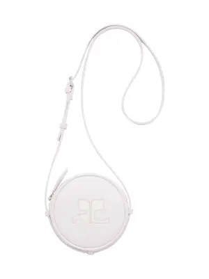 COURREGES Reedition Circle Leather Bag - Pink