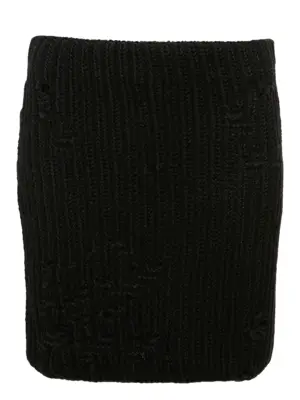 JW ANDERSON JW Anderson Distressed Knitted Mini Skirt