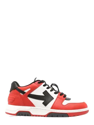 Off-White Out Of Office Low-Top Sneakers Red