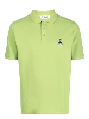 Pringle Of Scotland Geometric George Golf Polo Shirt - Green