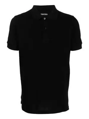 TOM FORD Short-sleeved Cotton Polo Shirt