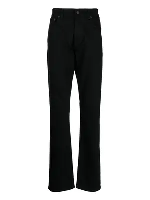 Dunhill Five-pocket Straight-leg Trousers - Black