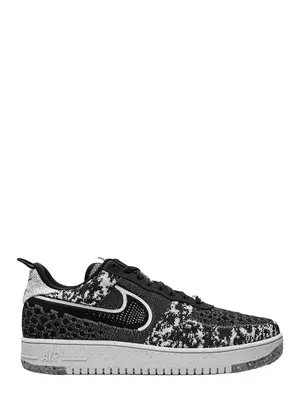 Nike Air Force 1 Crater Flyknit Sneakers - Black