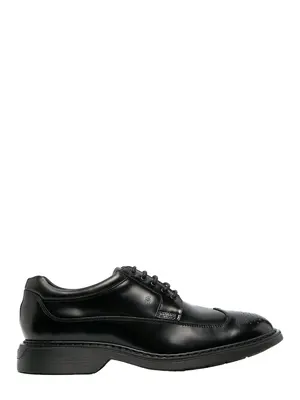 Hogan Leather Oxford Shoes - Black