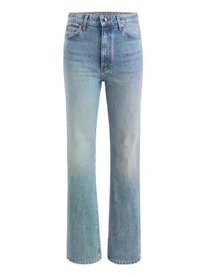 Khaite Danielle Straight-leg Jeans - Blue