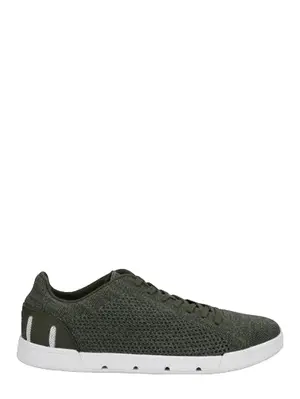 Swims SWIMS Knitted Low-Top Sneakers Green