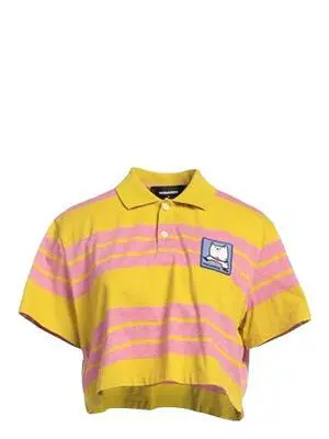 Dsquared2 Woman Polo Shirt Pink Size S Cotton Pink