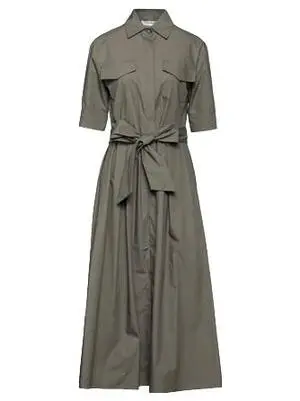 ANNA MOLINARI ANNA MOLINARI Midi Shirt Dress Green