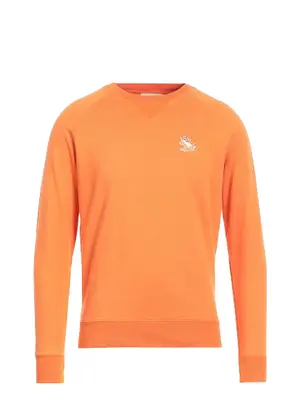 Maison Kitsuné Cotton Sweatshirt Orange
