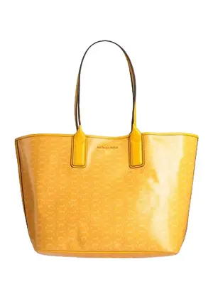 Michael Kors MICHAEL MICHAEL KORS Logo Print Shopper Tote Yellow