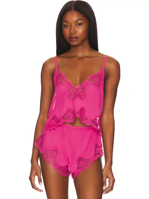 KAT THE LABEL Harley Camisole - Hot Pink