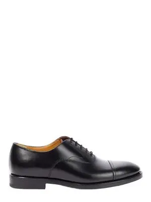 Brunello Cucinelli Leather Derby Shoes - Black