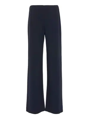 Vince Vince High-Rise Crêpe Pants Blue