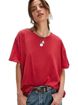 Free People We The Free Nina Tee - Luxe Red