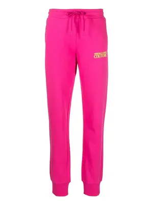 Versace Logo-print Track Pants - Pink