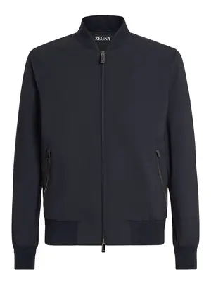 ZEGNA Zegna Trofeo Elements Wool Bomber Jacket