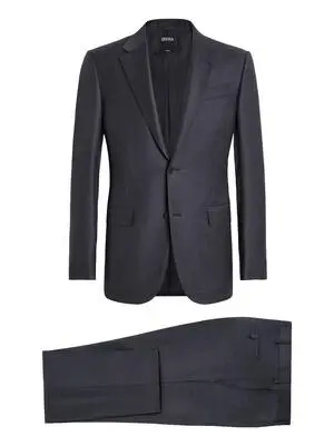 Zegna Trofeo Single-breasted Wool Suit - Grey