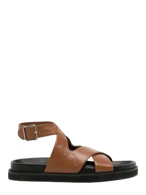 Senso Noah Leather Sandals - Brown