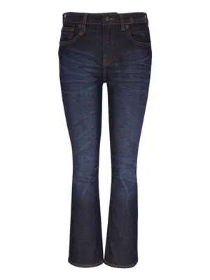R13 Mid-rise Cropped Jeans - Blue