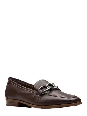 Clarks Clarks Sarafyna Iris Loafer Dark Brown Leather