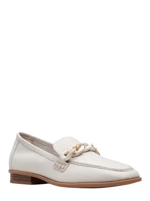 Clarks Clarks Sarafyna Iris Loafer White Leather