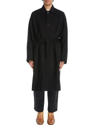 Acne Studios Belted Wool Coat - Black