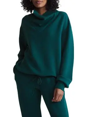 Varley Varley Betsy Funnel Neck Sweatshirt Conifer