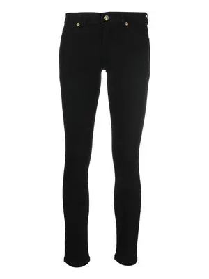 Versace Skinny-cut Leg Trousers - Black