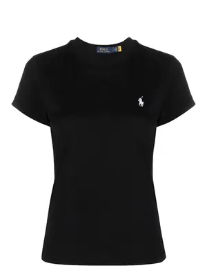 Polo Ralph Lauren Polo Pony Cotton T-shirt - Black