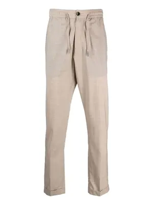 BILLIONAIRE Jogging Wool Trousers - Neutrals