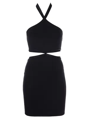 Alexander Wang Halterneck Mini Dress - Black