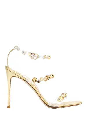 SOPHIA WEBSTER Rosalind 100mm Gem-embellished Sandals - Yellow