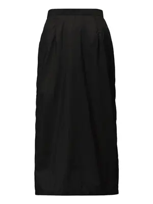 MAISON MARGIELA High-waisted Midi Skirt - Black