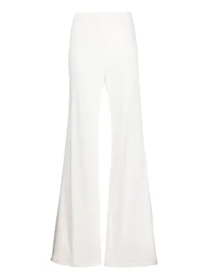 Alberta Ferretti High-waisted Flared Trousers - White