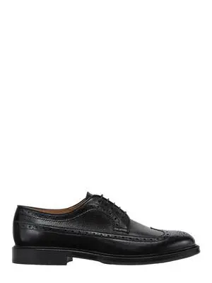 Brunello Cucinelli Leather Derby Shoes - Black