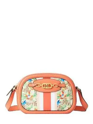 Ralph Lauren Monogram Jordynn Crossbody Bag Salmon Pink