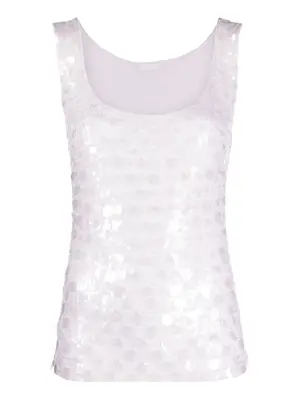 P.A.R.O.S.H P.A.R.O.S.H. Sequin-Embellished Tank Top
