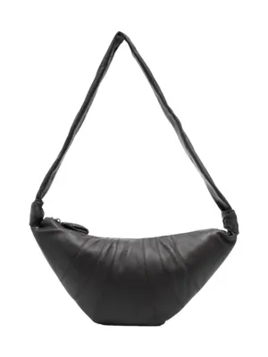 LEMAIRE Croissant Crossbody Bag - Black