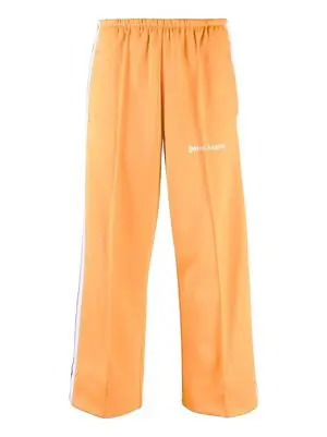 Palm Angels Palm Angels Side-Stripe Cropped Track Pants Orange